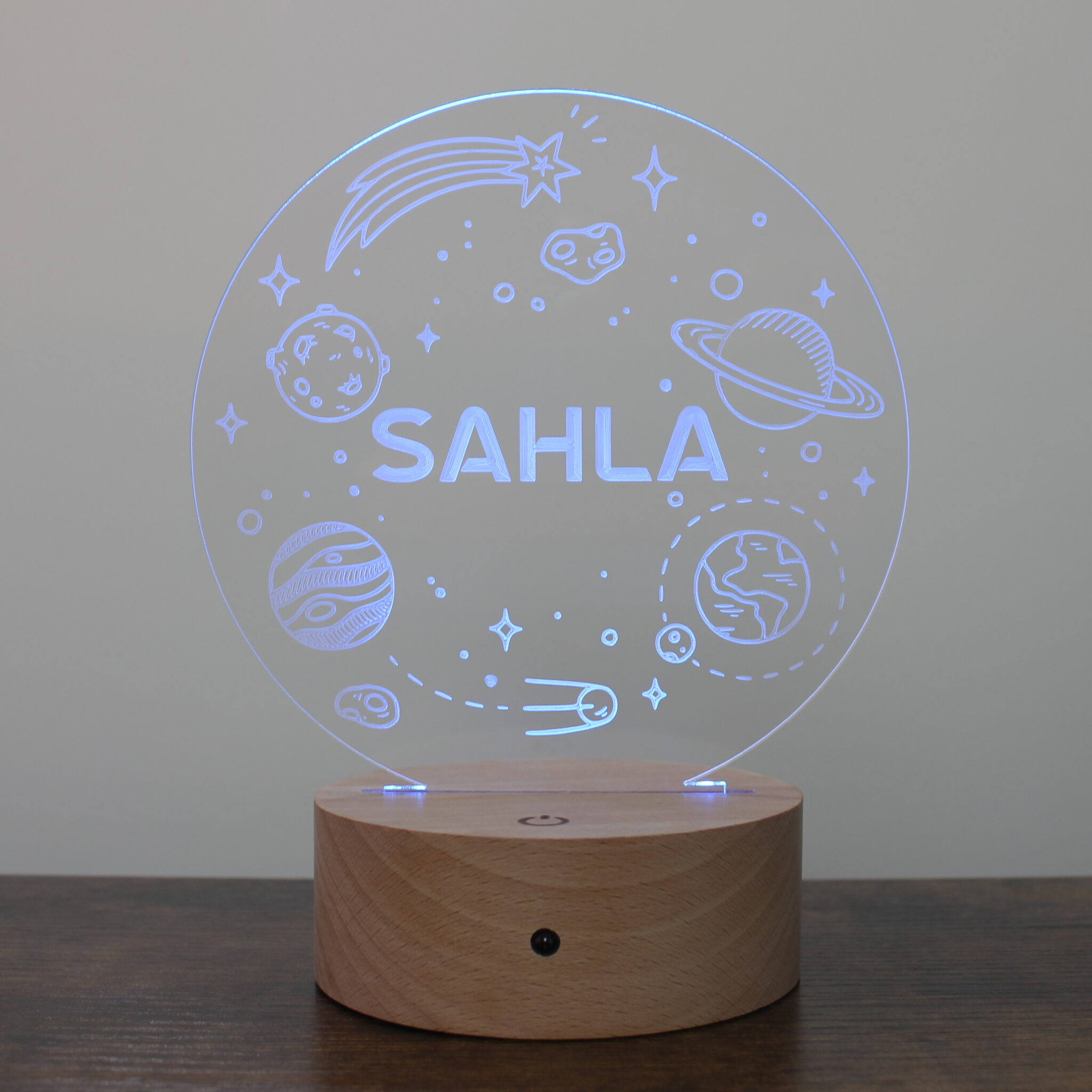 Flower Letter Names Lamp – Rays Of Light